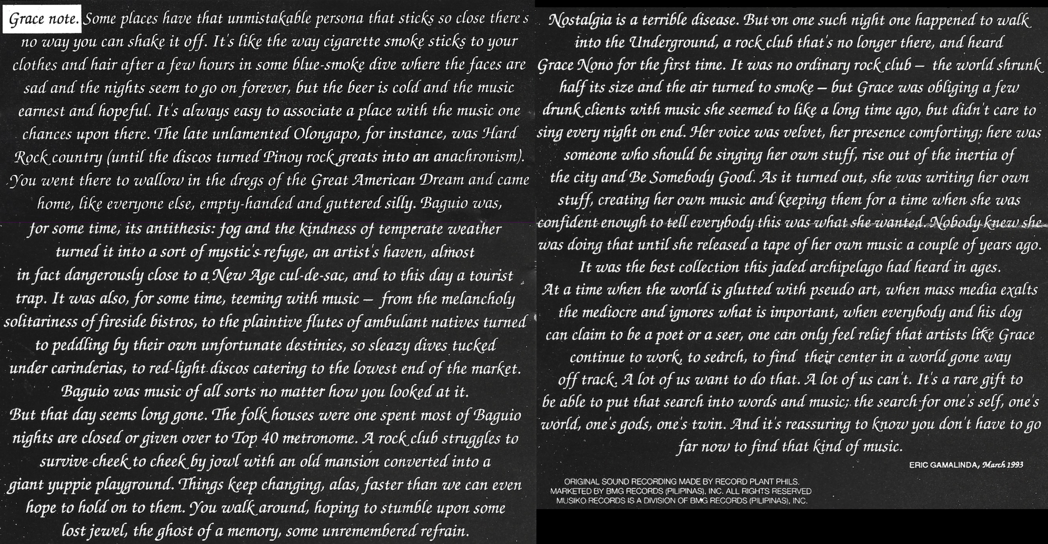 Tao Music – Grace Nono